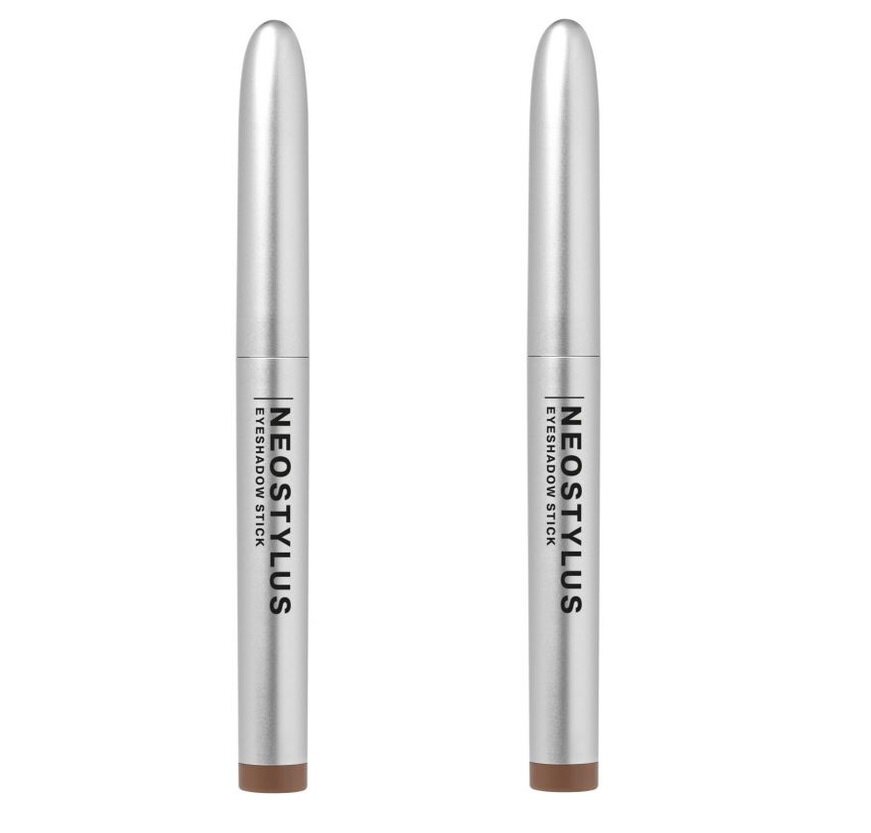 Тени Influence Beauty для век в стике Eyeshadow Stick Neostylus, тон 04 холодный коричневый, 1,1 г - 2 штуки