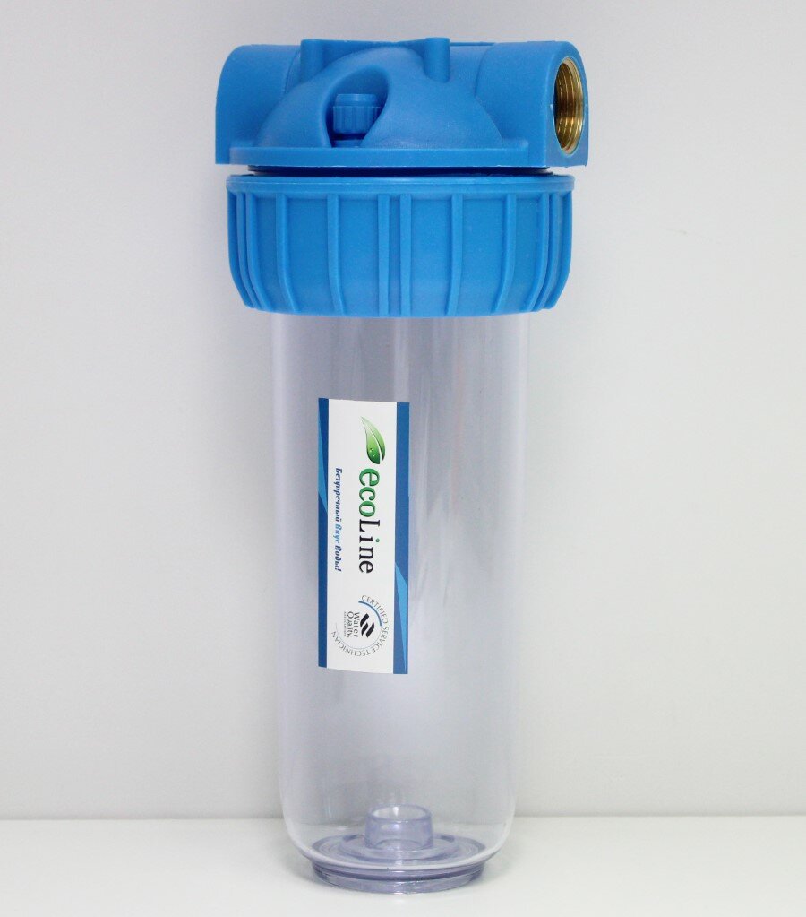 FIL Фильтр магистральный FH10SL-1 для холодной воды NW-BR10B-1" (прозрачный корпус) (Nature Water)