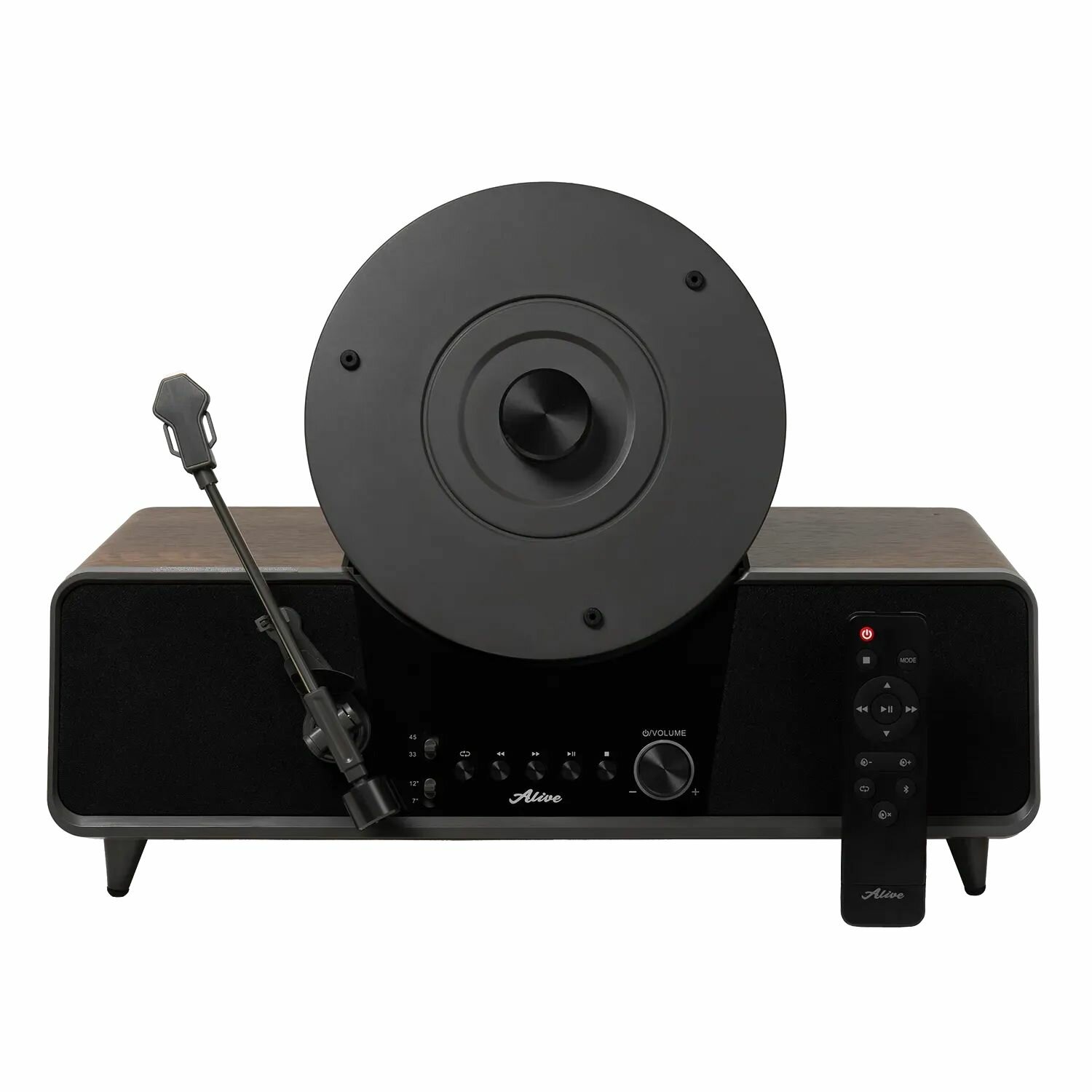 Проигрыватель Alive Audio Pillar, с прямым тонармом, Bluetooth