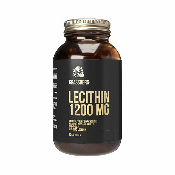 Лецитин 1200мг Grassberg/Грассберг капсулы 1655мг 60шт