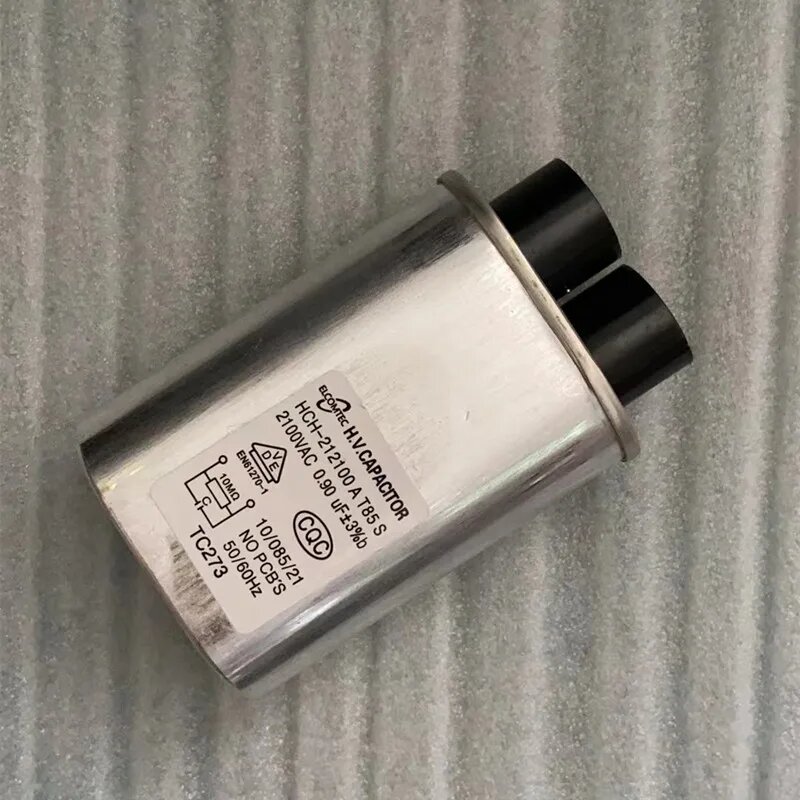 Высоковольтный конденсатор HV для микроволновой печи, 0,9 мкФ, 2100 в, запчасти для lg galanz конденсатор микроволновой печи