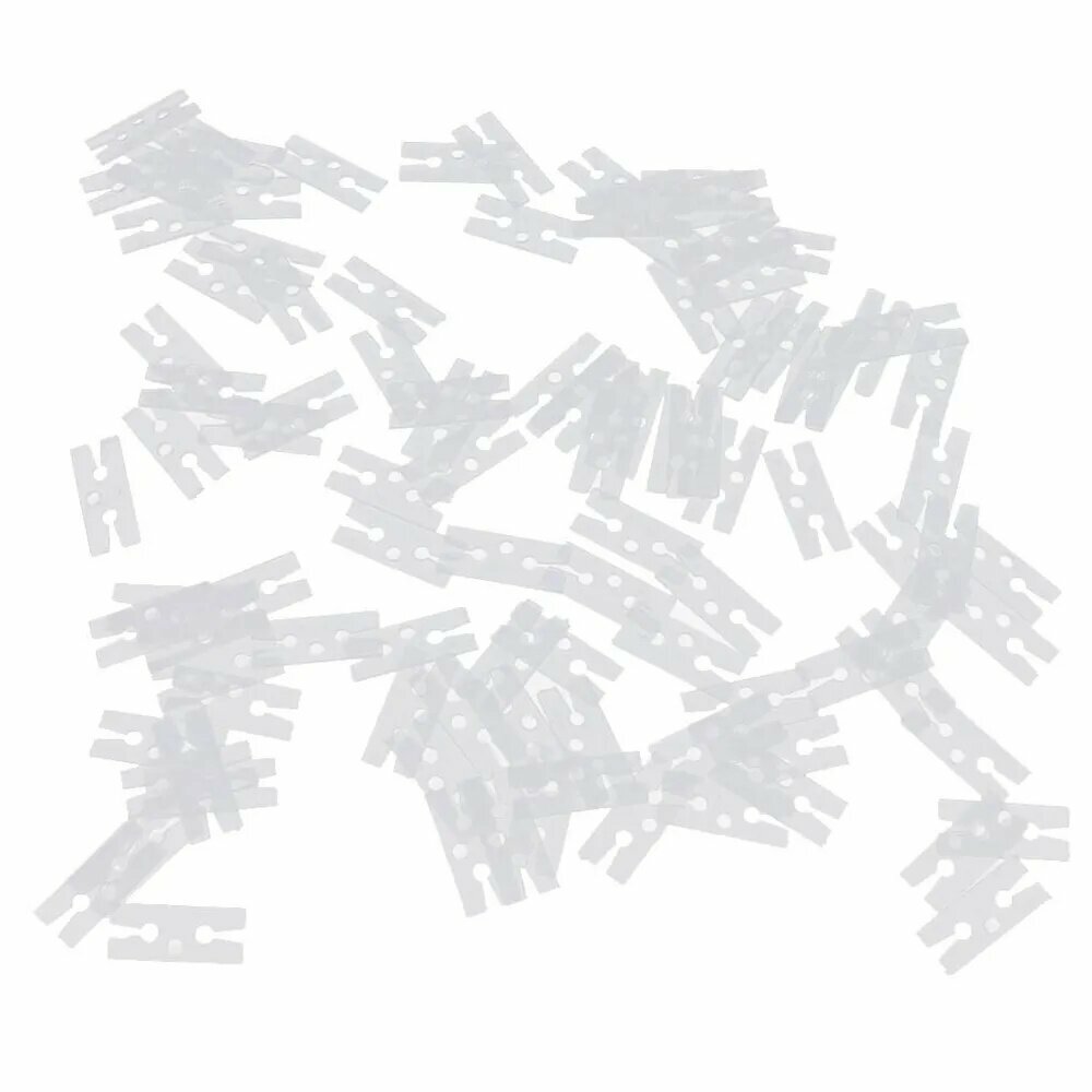 Зажим для шаров, 100 шт, прозрачный, для вечеринок, декораций, свадебных украшений, легкое и удобное крепление без узлов