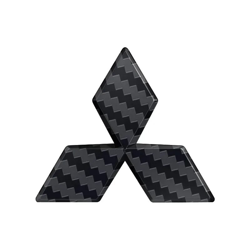 3D ABS автомобильный руль, центральная эмблема, наклейка для Mitsubishi Outlander Carbon fiber