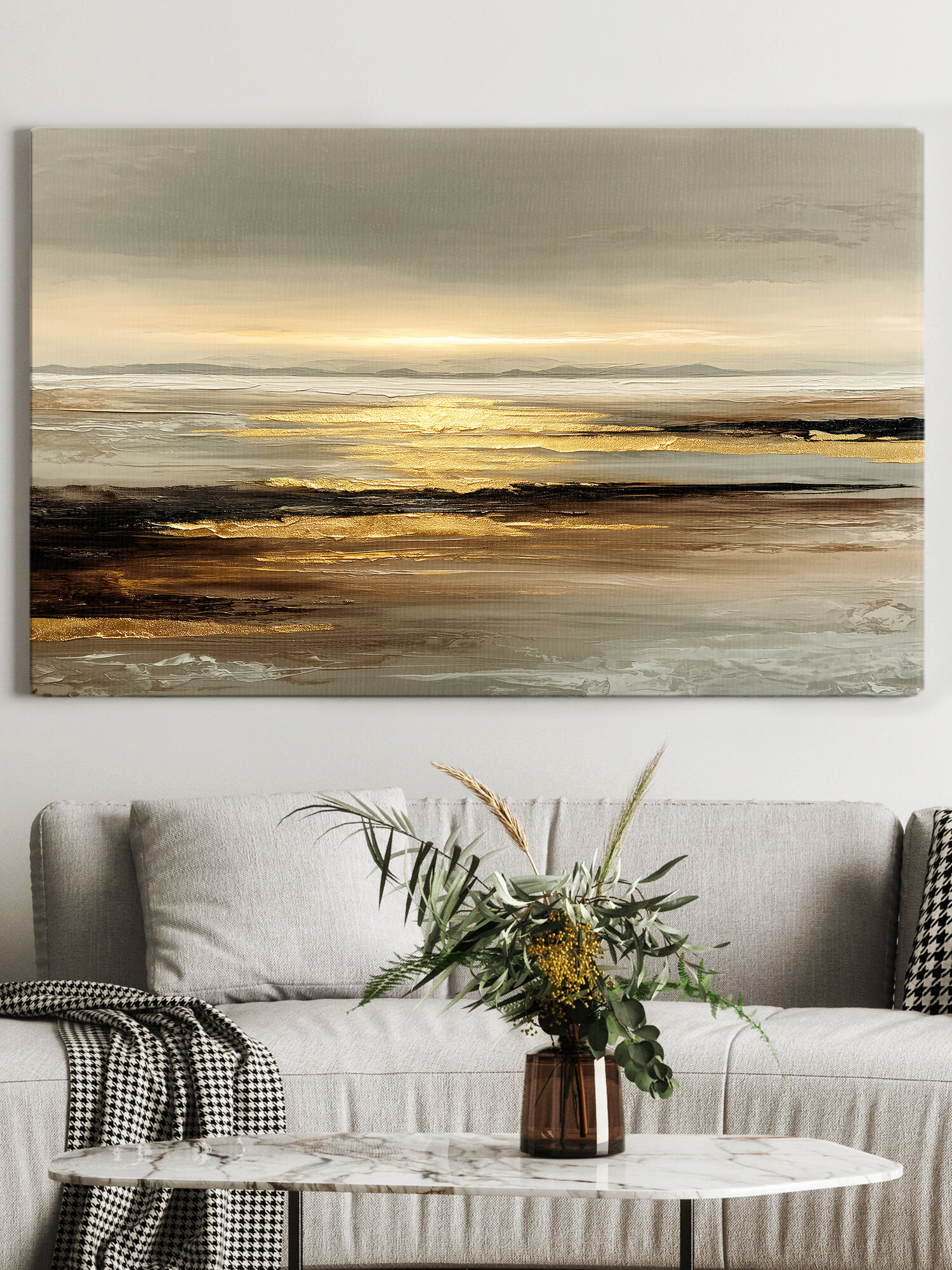 Картина интерьерная Postermarket "Морской пейзаж" на холсте, 70x110 см