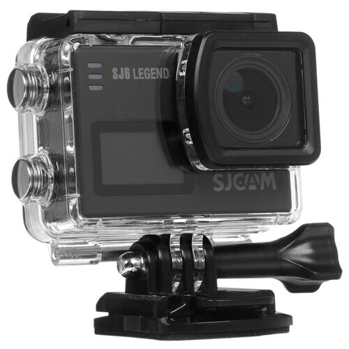 Экшн-камера SJCAM SJ6 Legend черный [16 Мп, 2880x2160 24 кадр./сек, угол 166°, подводный бокс, экран