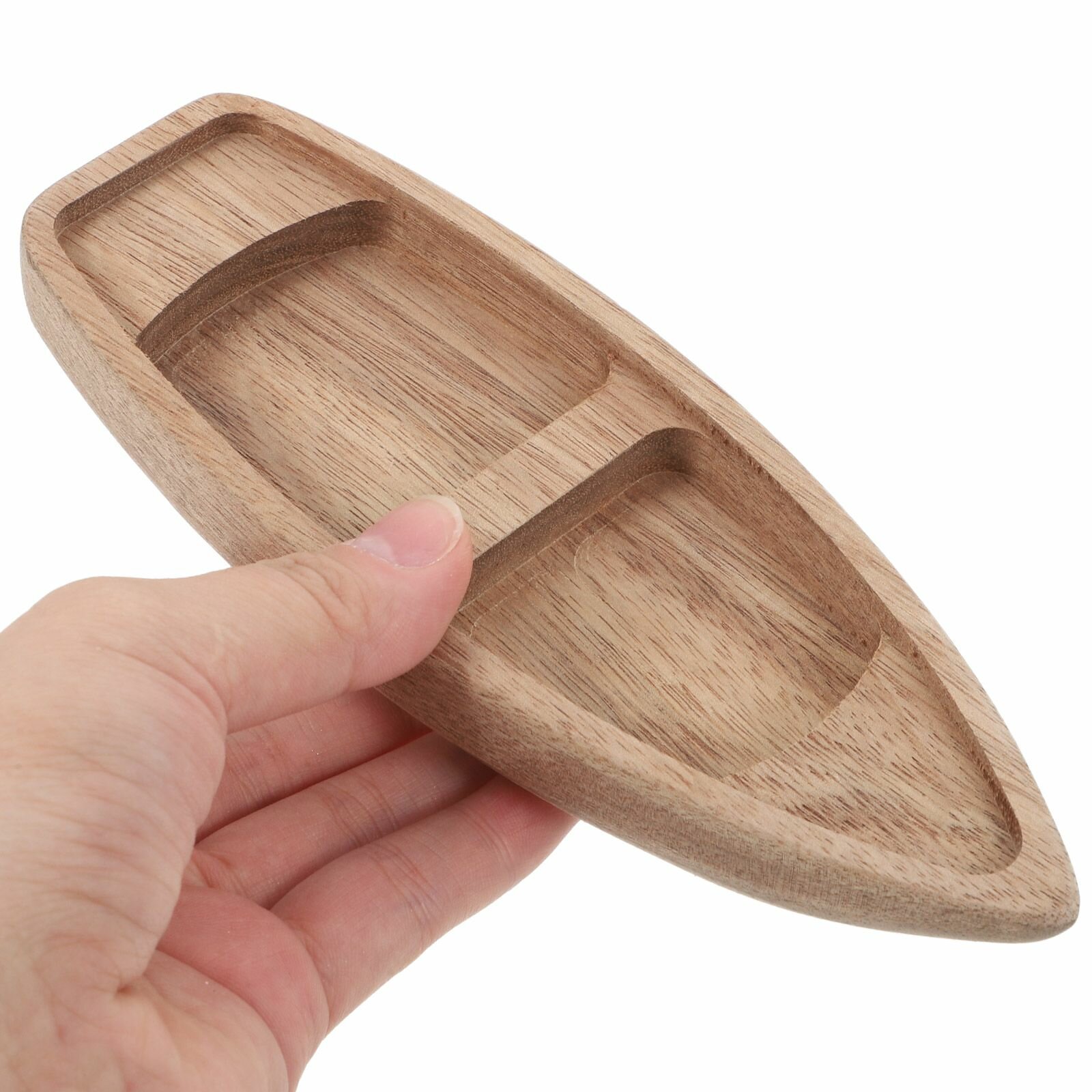 Неокрашенная деревянная лодка для творческого оформления, практичный элемент декора, 1 шт, 17,00 6,50 2,10 см