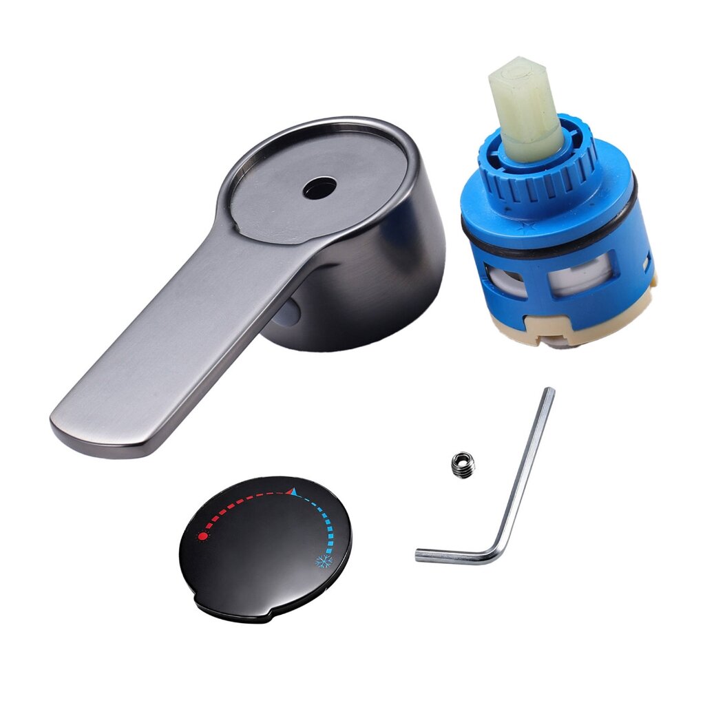 Универсальные Рычаги Смесителя Для Ванной Комнаты С Одной Ручкой Замена Ручек Из Алюминиевых Сплавов Смеситель Для Умывальников Кран