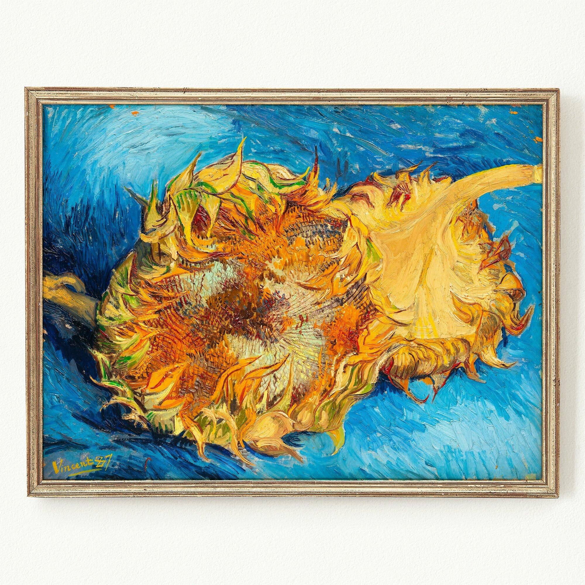 Постер "Подсолнухи - Винсент ван Гог", 40х50 см (без рамки)