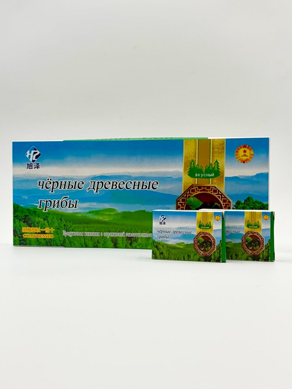 Черные древесные грибы китайские муэр, 20 порций, 280г