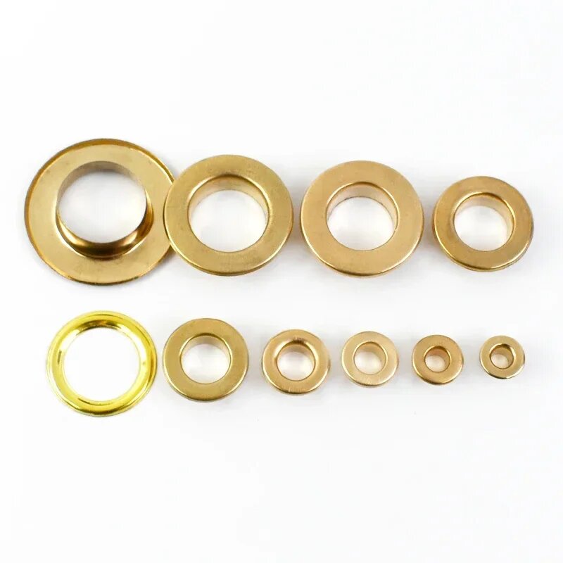 Металлические пряжки с петельками Meetee 50 шт. 3,5-15 мм 10mm, LightGold