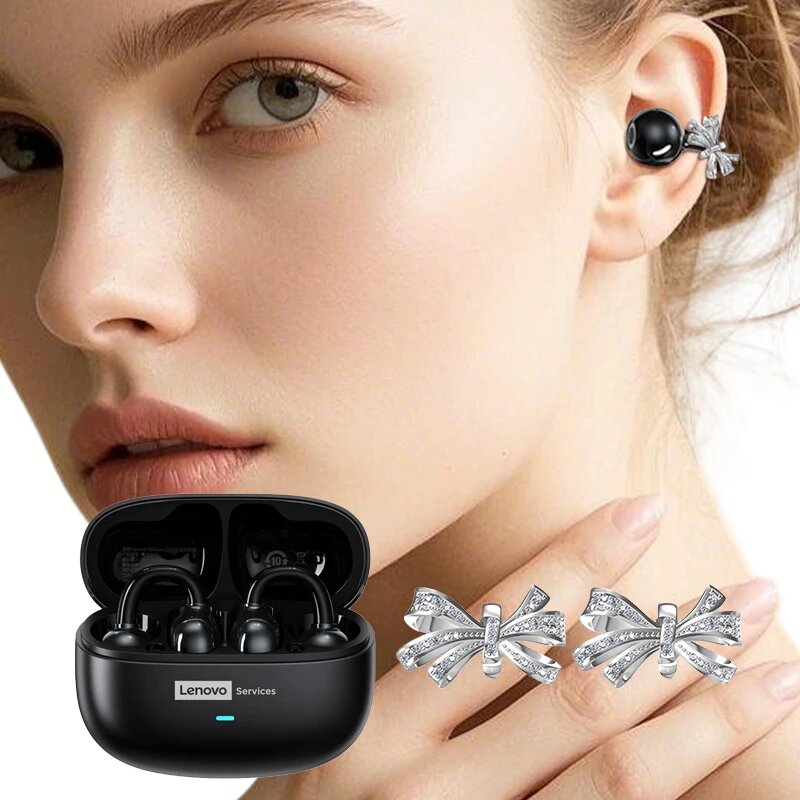 Lenovo LE302 Black Bow Knot Bluetooth наушники
