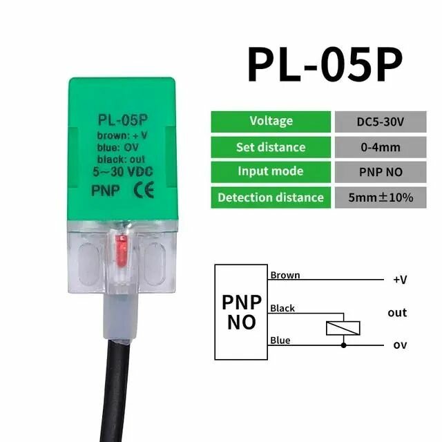 Индуктивный датчик PL-05P 3шт