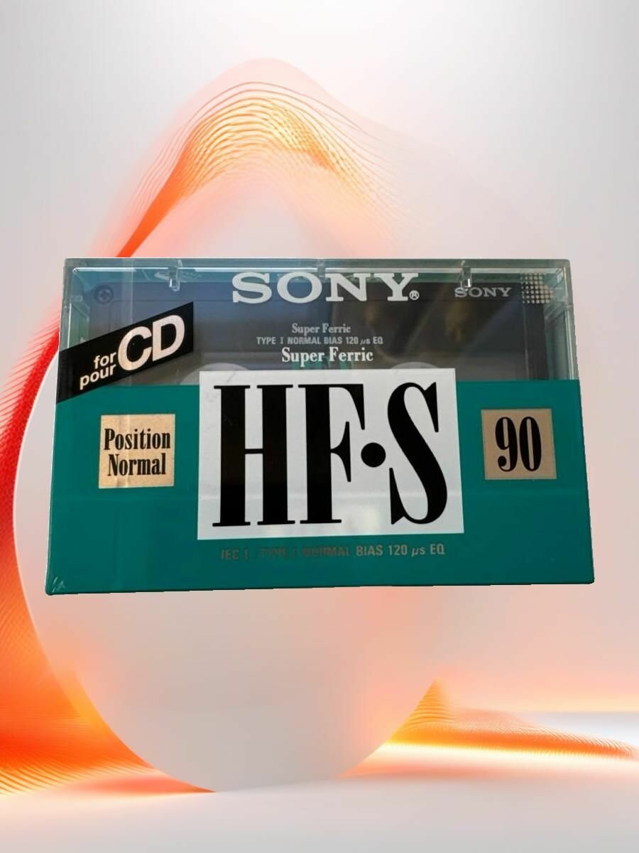 Аудиокассета Sony HF-S 90 1992 г. (1 шт)