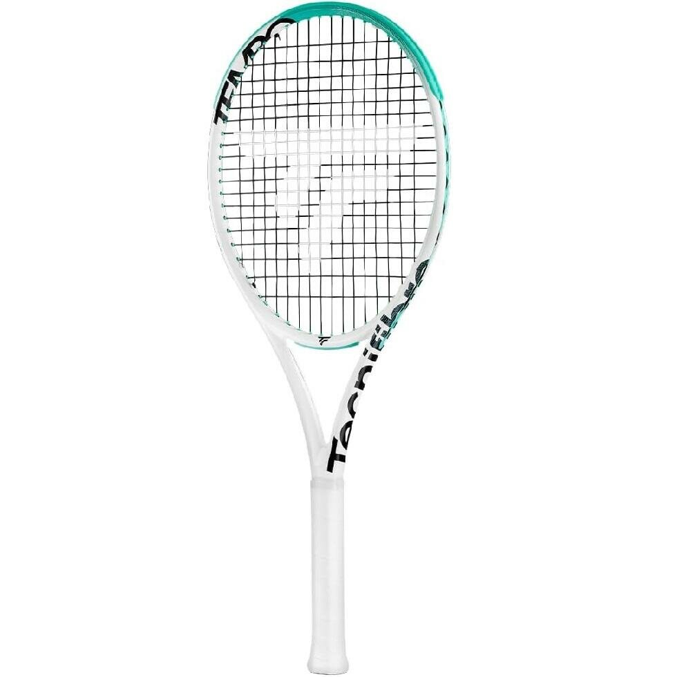 Decathlon Теннисная ракетка Tecnifibre Tempo 265 V2 , размер GRIP 2, цвет белый/голубая лагуна