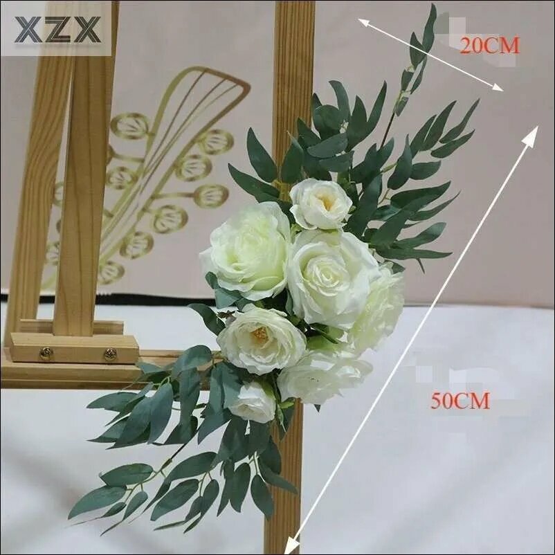 Украшение свадебной арки цветами 2 штуки