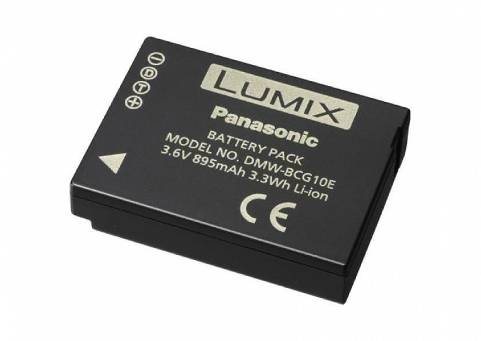 Аккумулятор Panasonic DMW-BCG10 895mAh для фотоаппаратов Lumix DMC-TZ и ZS