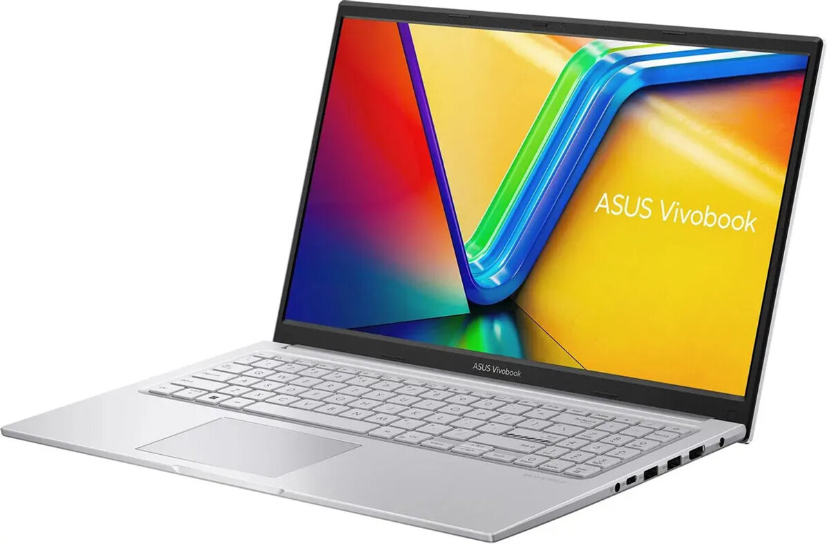 Ноутбук ASUS Vivobook 15 X1504VA-BQ4056 15.6", IPS, Intel Core 5 120U 1.4ГГц, 10-ядерный, 16ГБ DDR4, 512ГБ SSD, без ОС