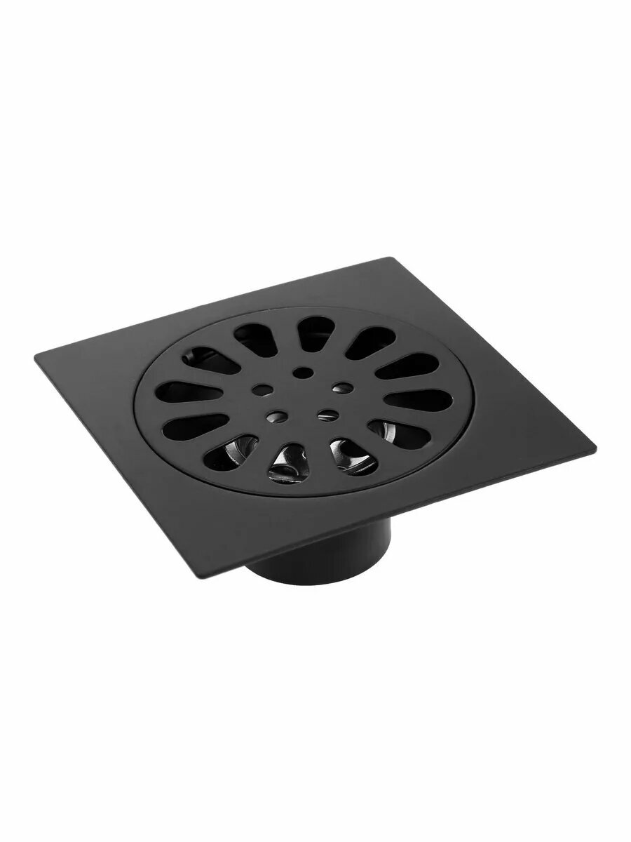 Трап душевой вертикальный, нержавеющая сталь