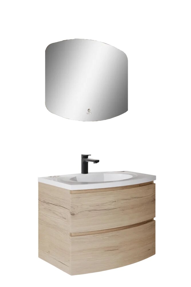 Мебель для ванной комнаты Itana Arko 70 подвесная, дуб мавелла голд