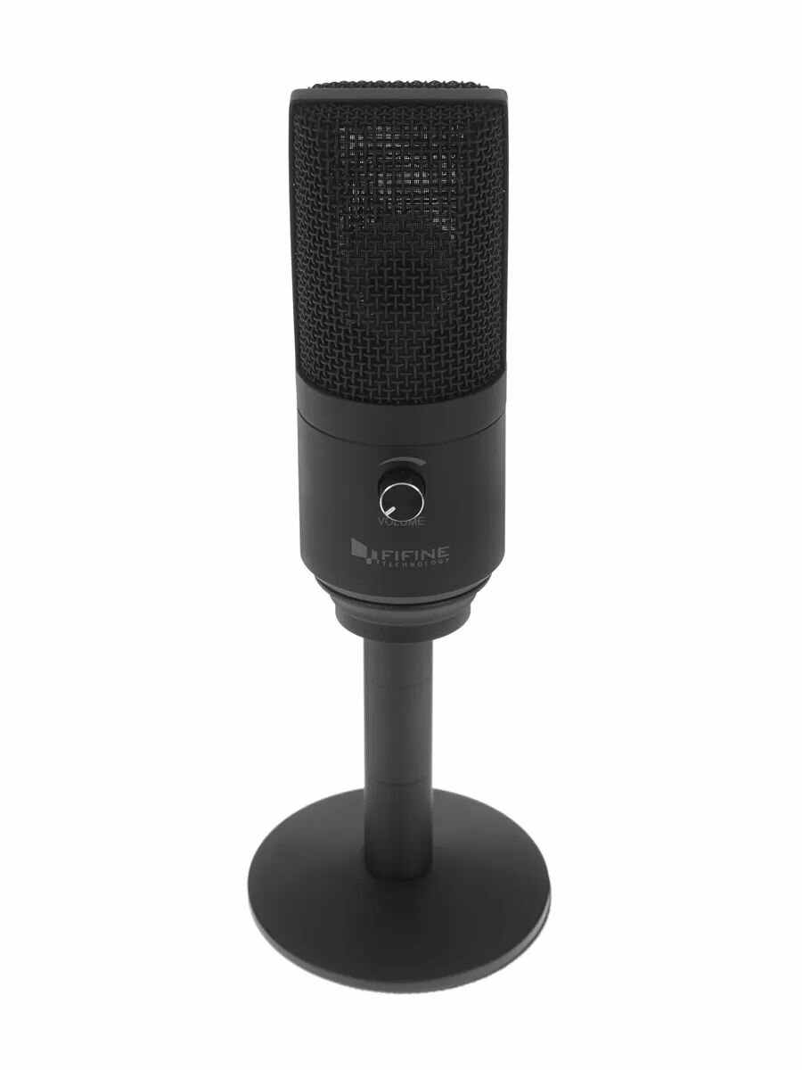 Микрофон компьютерный FIFINE K670, конденсаторный, регулируемая подставка, черный — фото 1