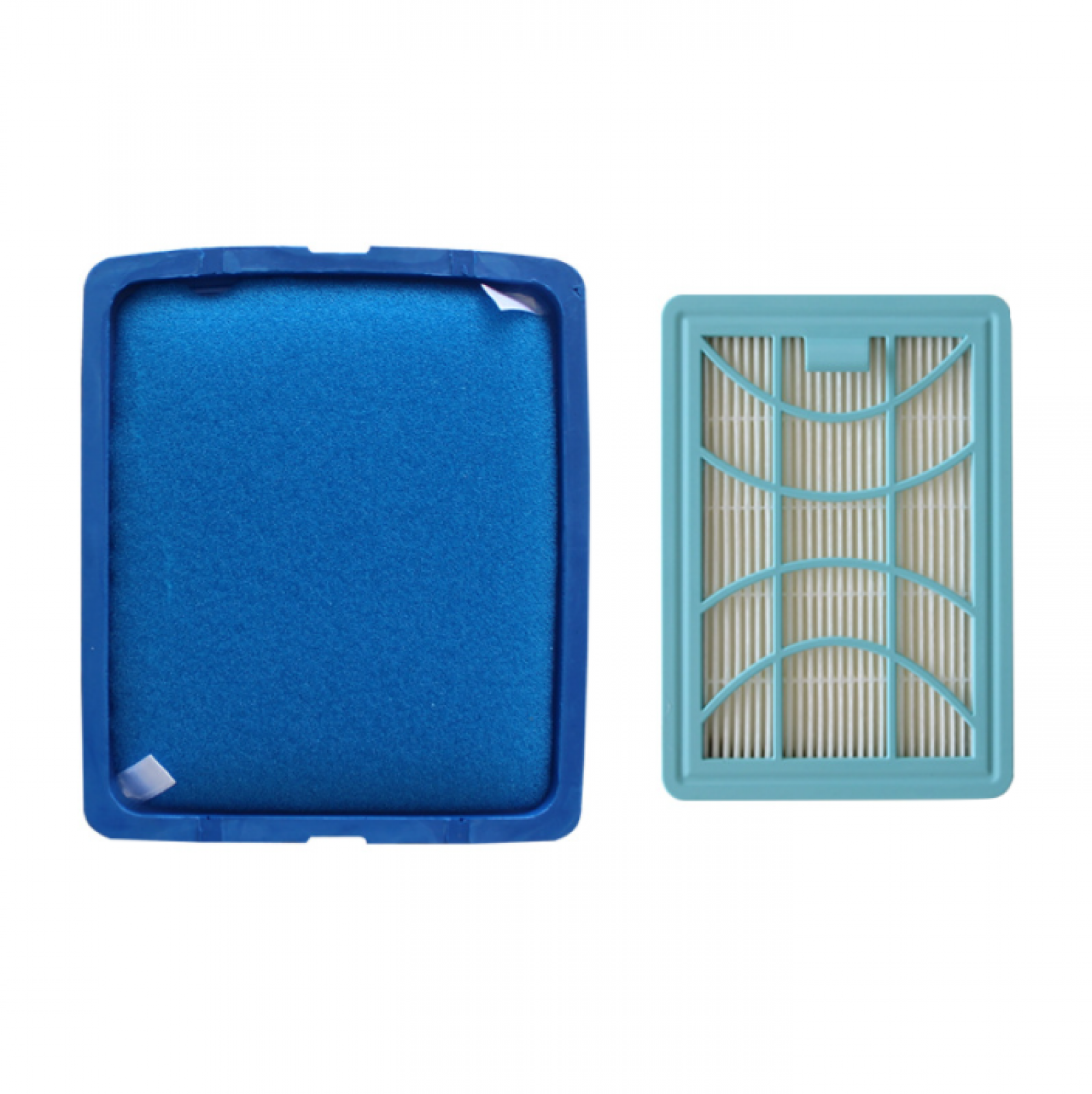 Набор сменных фильтров MyPads для пылесосов Philips FC9728, FC9732, FC9735 с поролоновым и жестким фильтрами