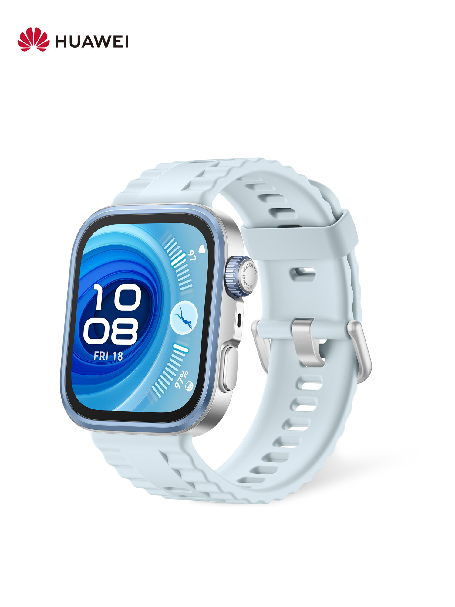 Смарт часы HUAWEI WATCH FIT 4 Pro Синий, 44,5 мм, водонепроницаемые