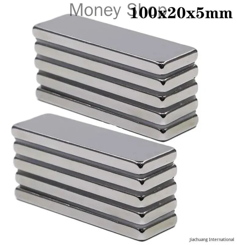 Магнит прямоугольник 100/120/150x10/20x3/5mm. 10 шт, мебельная фурнитура, магнитное крепление для сувенирной продукции, детских поделок, досок