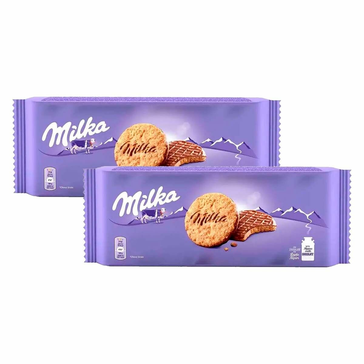 Печенье Милка Чоко Греин / Milka Choco Grain 2 шт х 126 гр. (Германия)