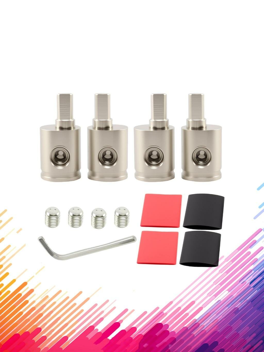 Клеммы для автомобильных колонок, От 0GA до 4GA