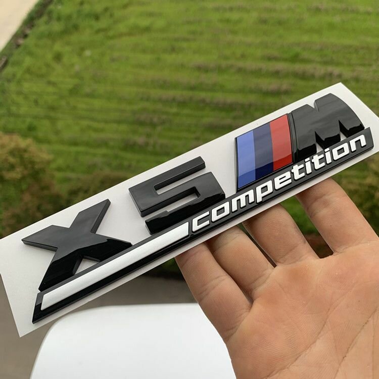 Модификация эмблемы BMW Thunder Edition для X3M, X4M, X5M, X6M, M2, M5, M4: задняя эмблема, наклейка с номером, логотип.