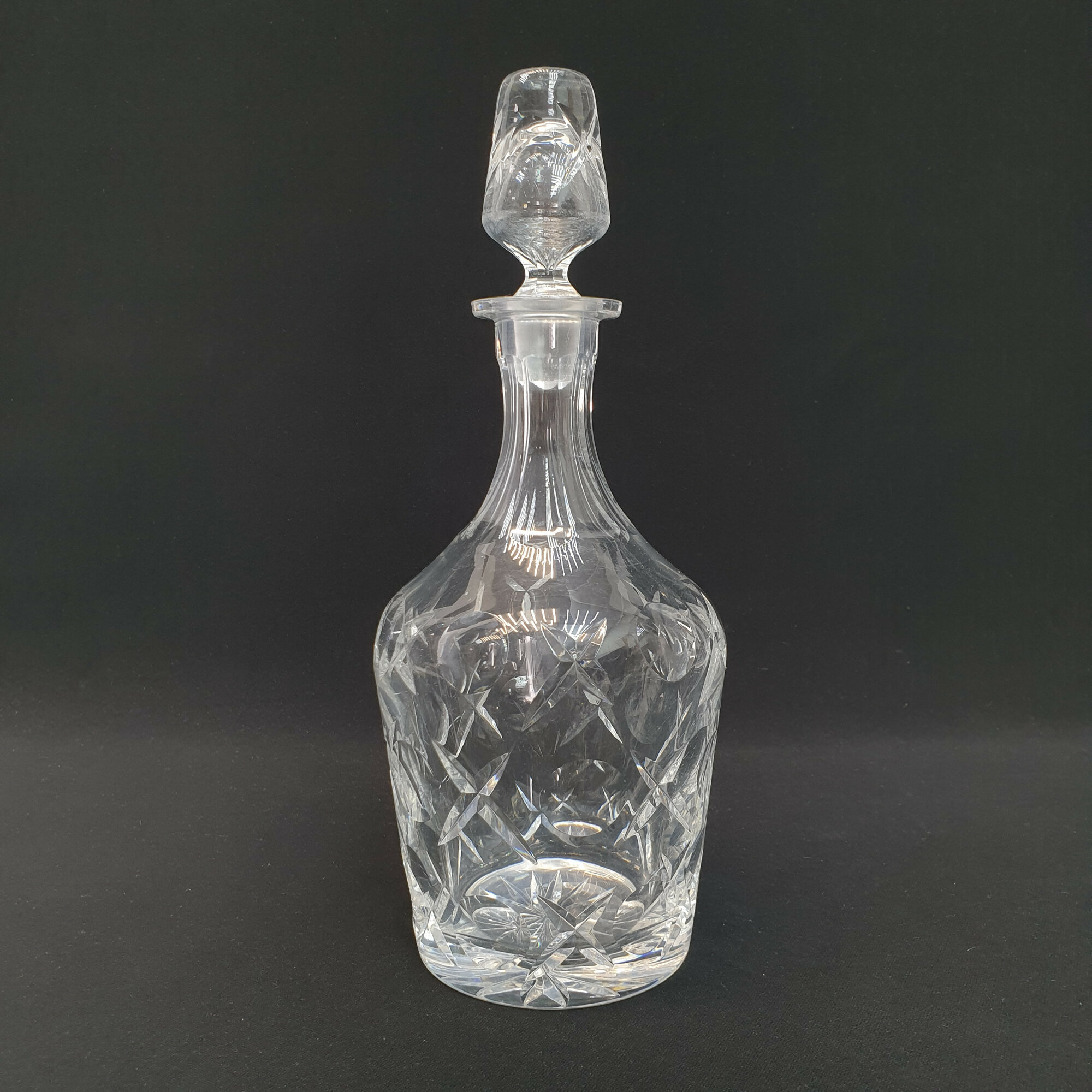 Винтажный штоф графин 28 см хрусталь 1000 мл СССР