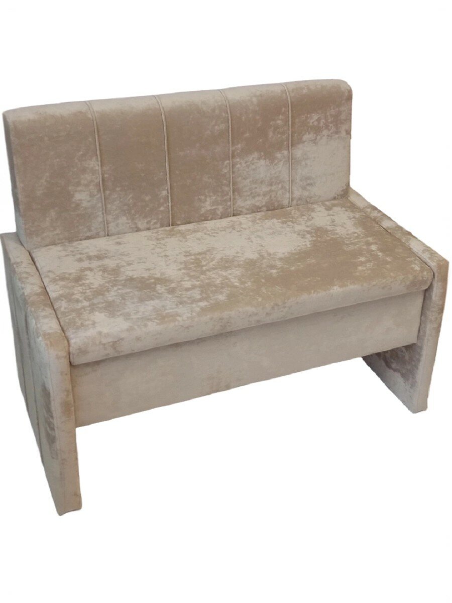 Кухонный диван StylChairs Стиль, ширина 110 см, обивка велюр CRUSH, бежевый