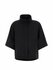 Куртка Herno High-neck short-sleeve jacket, размер S, black/black