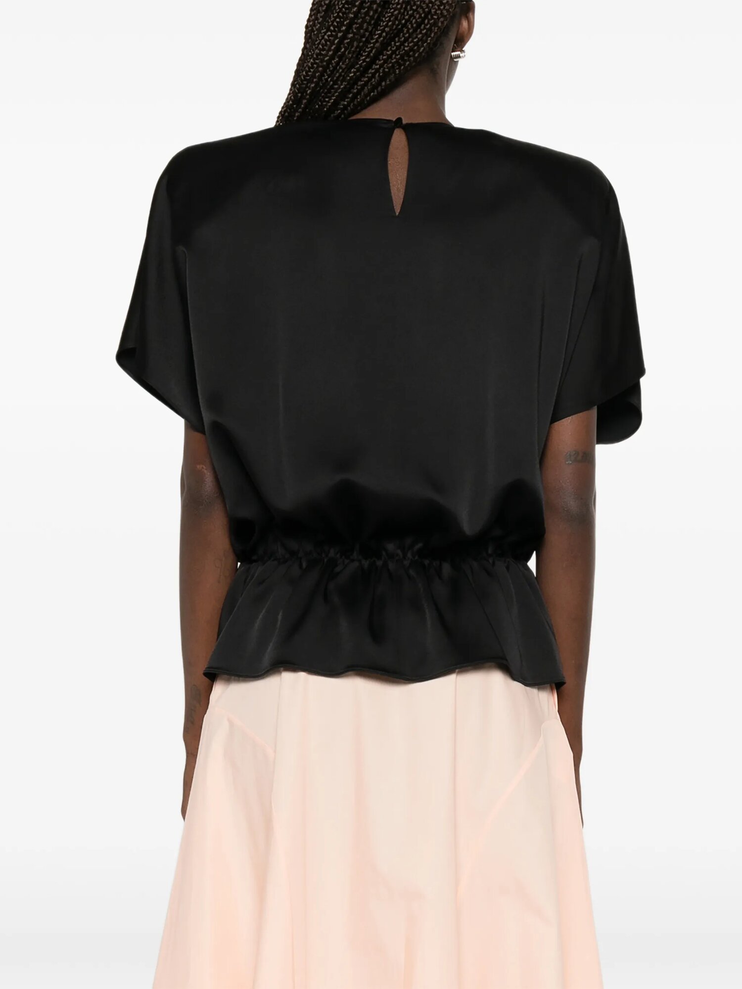 Блуза Stella McCartney Padded-shoulders blouse, размер 40 — фото 1