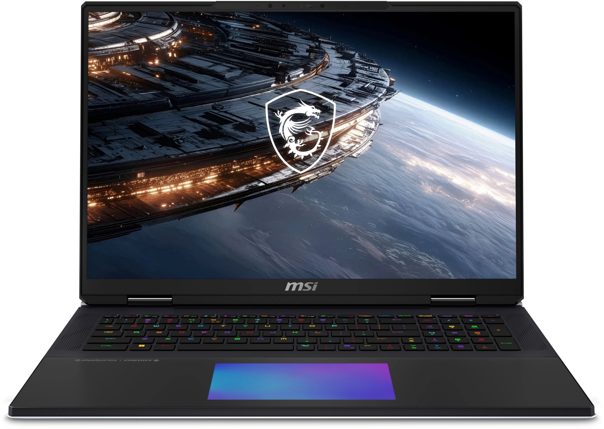 Ноутбук MSI Titan 18 HX A2WJ-1049RU Core Ultra 9 290HX Plus 64Gb SSD2Tb NVIDIA GeForce RTX 5090 24Gb 18" IPS UHD+ (3840x2400) Windows 11 Home black WiFi BT Cam (9S7-182411-1049)