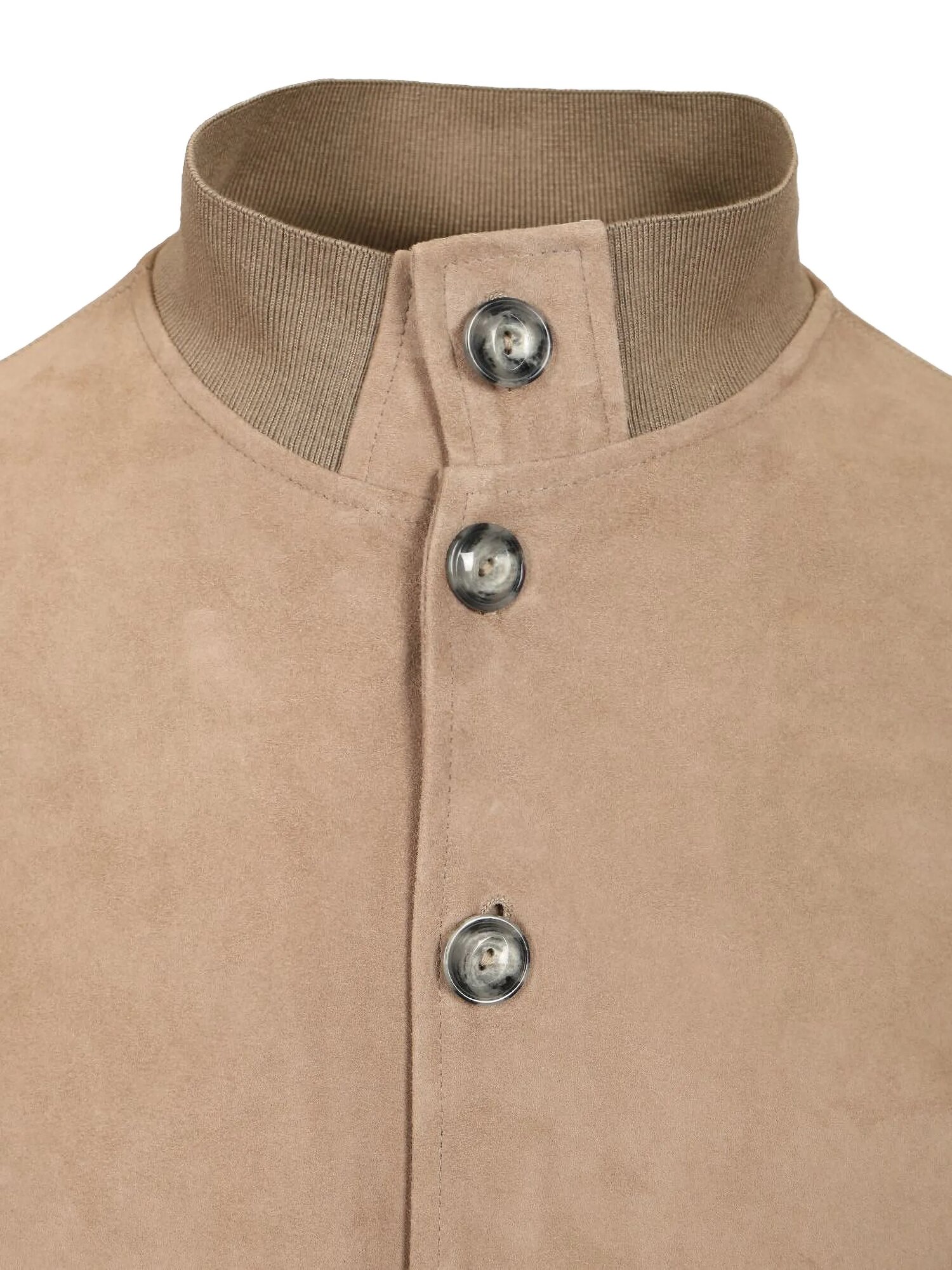 Куртка al duca d'aosta Suede-finish button-up jacket, размер 54, разноцветный — фото 1