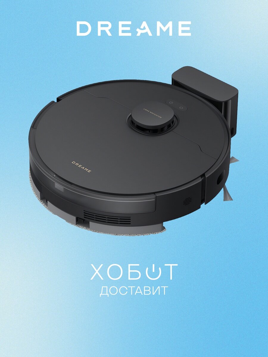 Робот-пылесос Dreame Bot D20 Pro чёрный (RLD43SA)