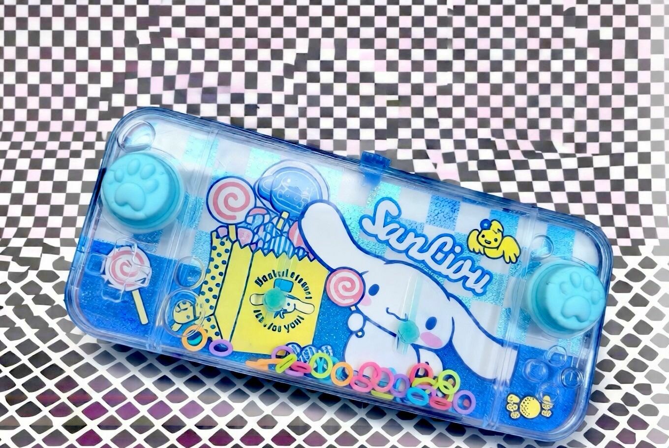 Антистресс-игрушка/ Водный тетрис с колечками Китти / Водная игра "Поймай кольца"