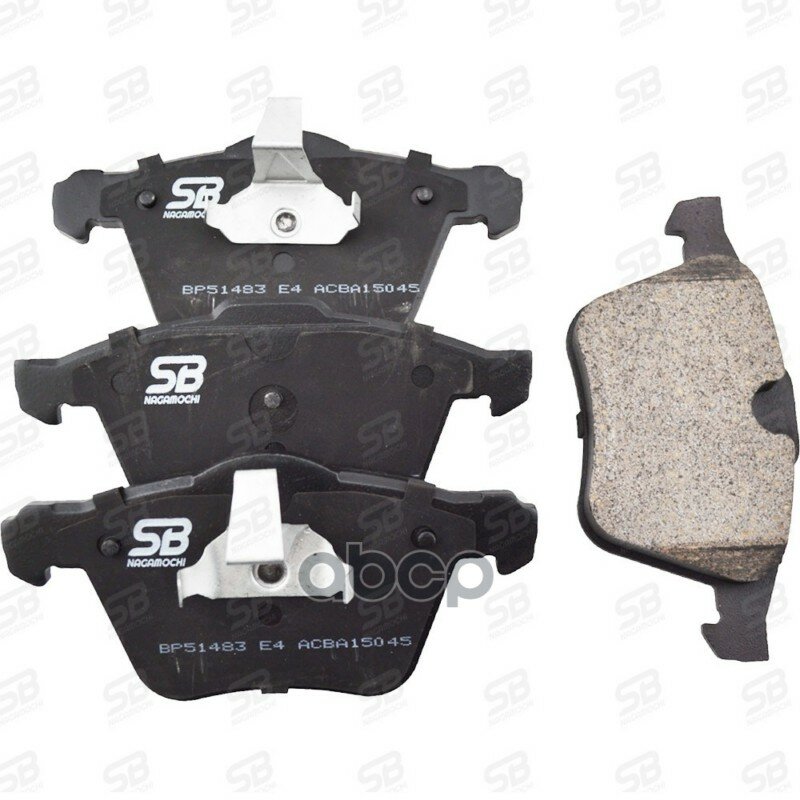 Колодки тормозные передние (FORD S-MAX 2.0D-2.2D/ VOLVO S60/S80/V70/XC70 06-) BP51483 SB Nagamochi арт. BP51483