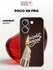 Силиконовый чехол на Poco X8 Pro / Поко X8 Про с принтом Помада ночной ангел 3