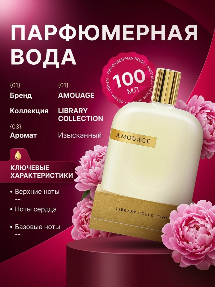 Amouage Opus VI парфюмерная вода унисекс 100 мл восточный пряный аромат 2012