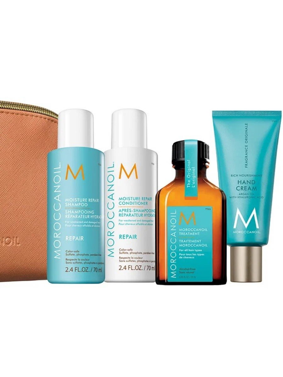 Дорожный набор Moroccanoil Repair 2024, Восстановление, для ежедневного ухода