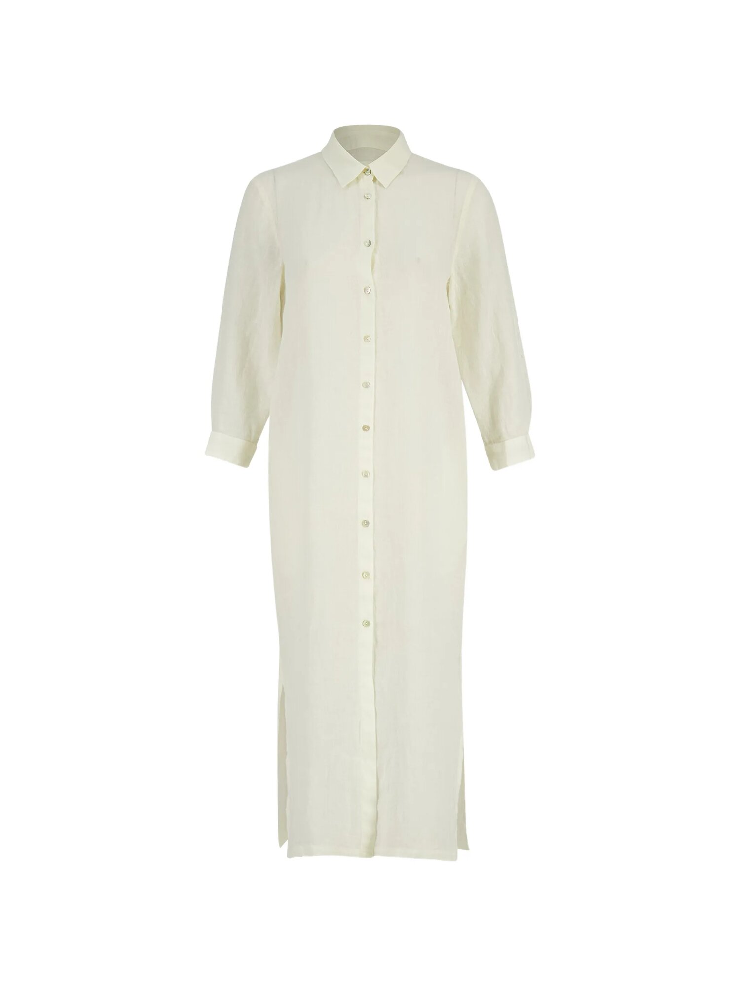 Платье Button-down side-slit maxi dress