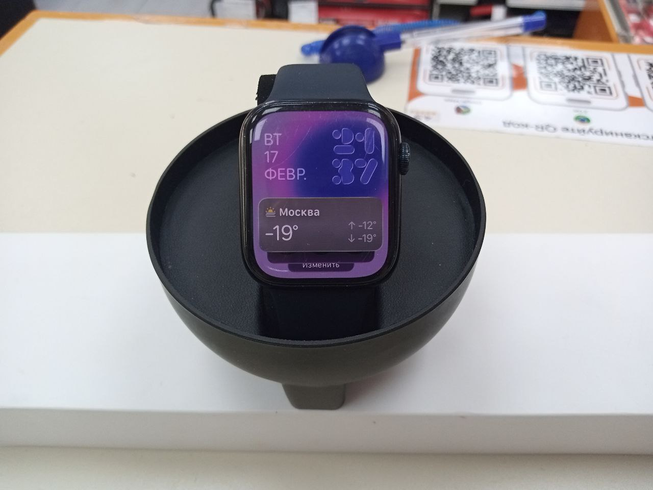 Смарт часы Apple S7 45mm MKN53RU/A Watch Series 7 GPS 45mm Б/У Уценка
