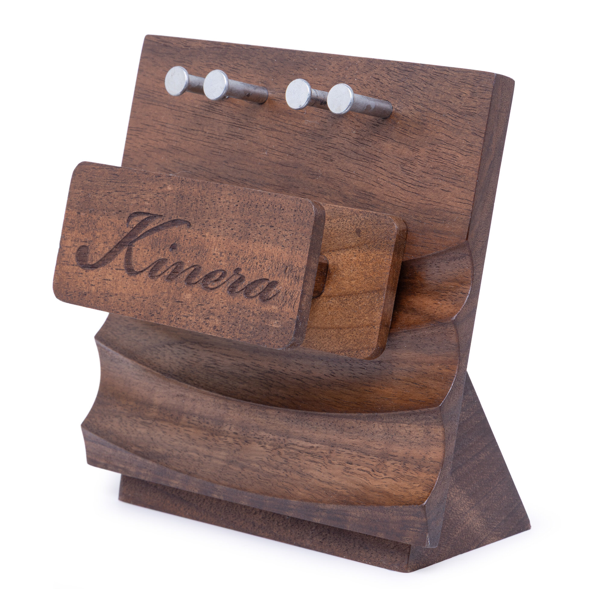 Подставка под внутриканальные наушники Under Wood IEM Stand Kinera walnut
