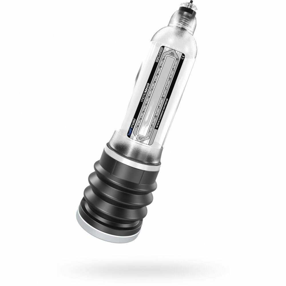 Гидропомпа Bathmate Hydromax9 прозрачная, пластик, 33.7 см, диаметр 5.843 см — фото 1