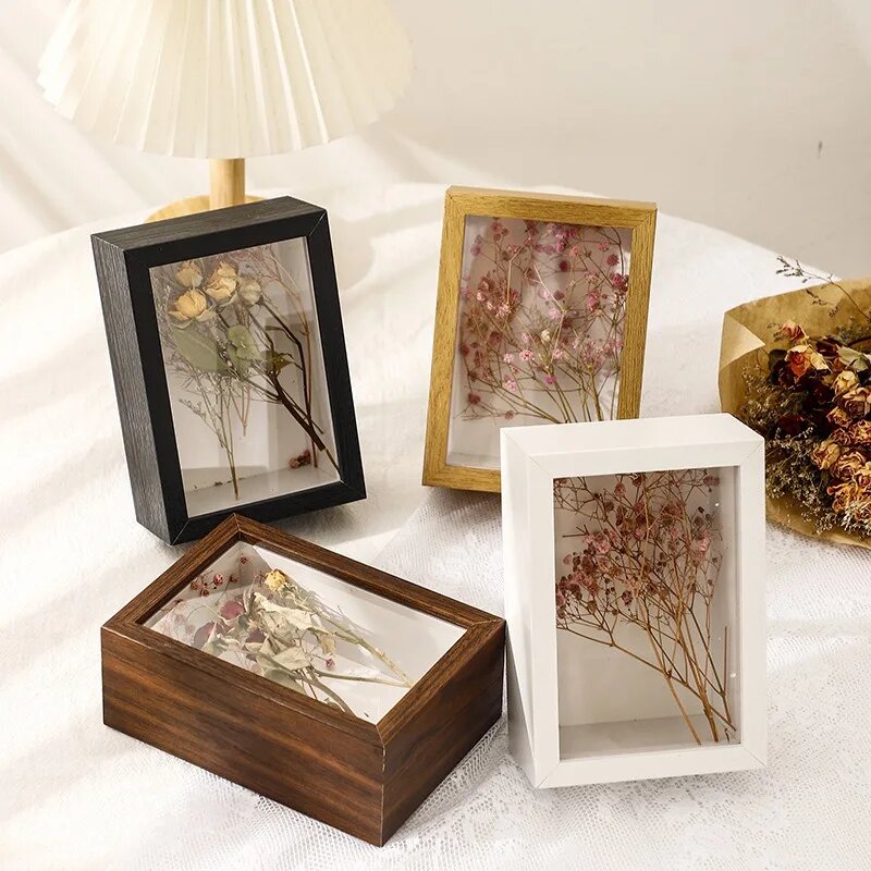 3D фоторамка Rectangle-6in, цвет: walnut, глубина 3см