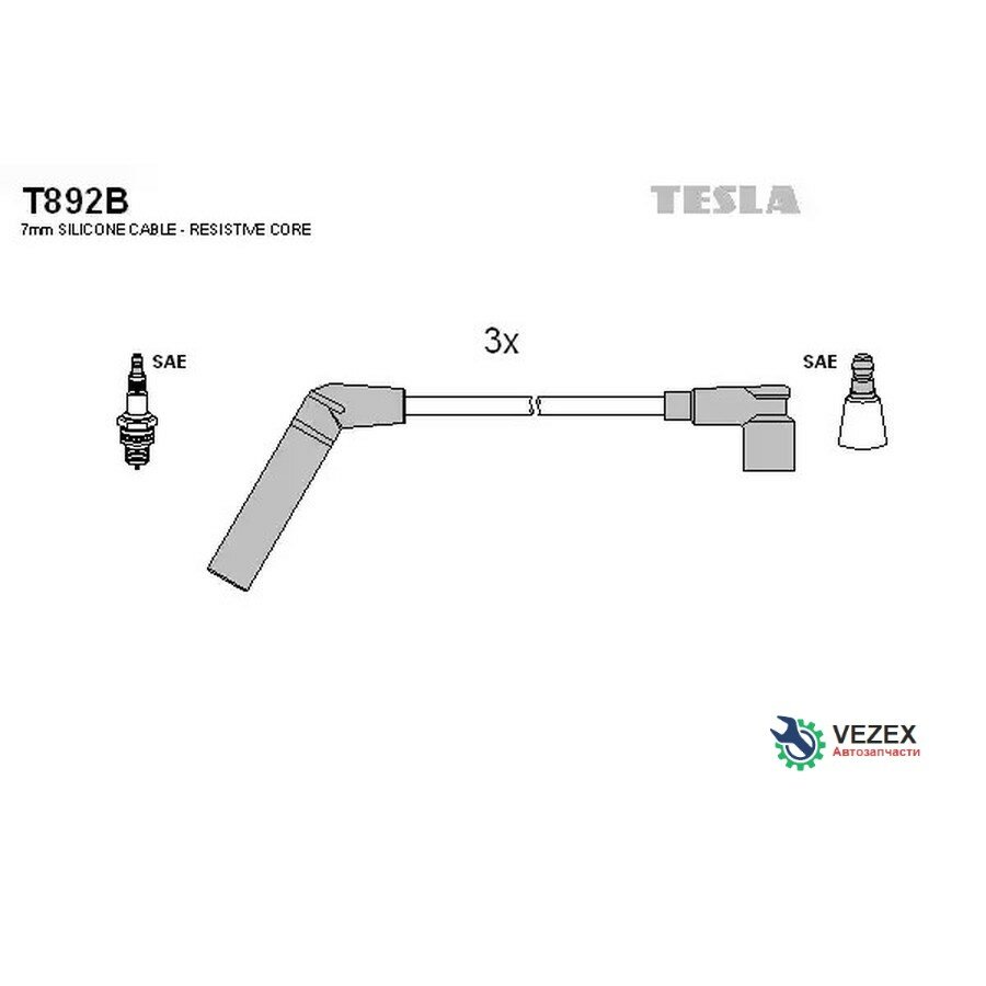 TESLA T892B к-кт проводов!\ Daewoo Matiz 0.8i 98>
