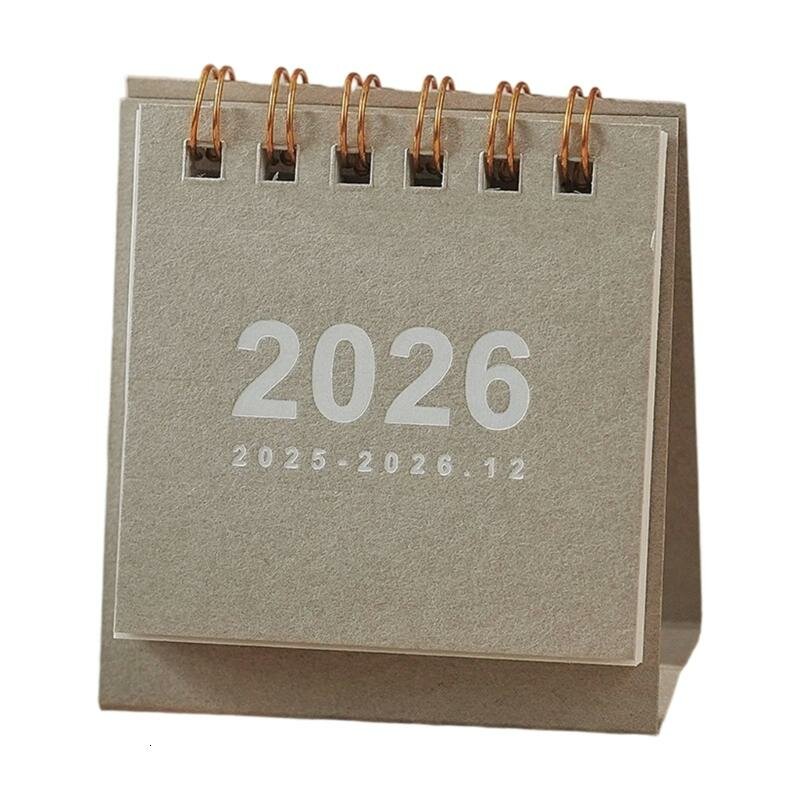 Настольный календарь на 19 месяцев (июнь 2025 – декабрь 2026), Серый