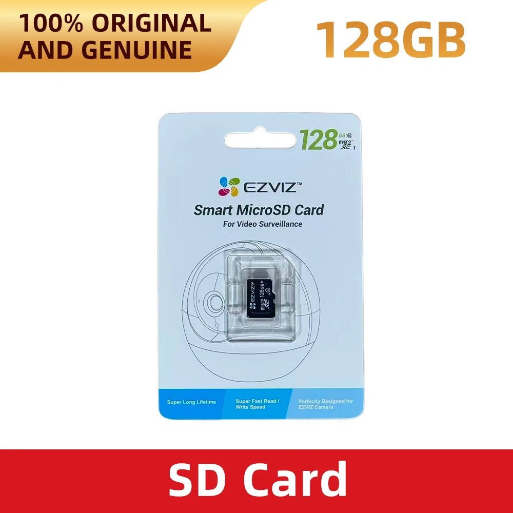 EZVIZ Smart MicroSD карта памяти 128GB
